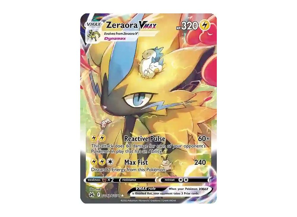 Zeraora VMAX SIR [GG42/GG70](Sword & Shield "Crown Zenith") | SNKRDUNK